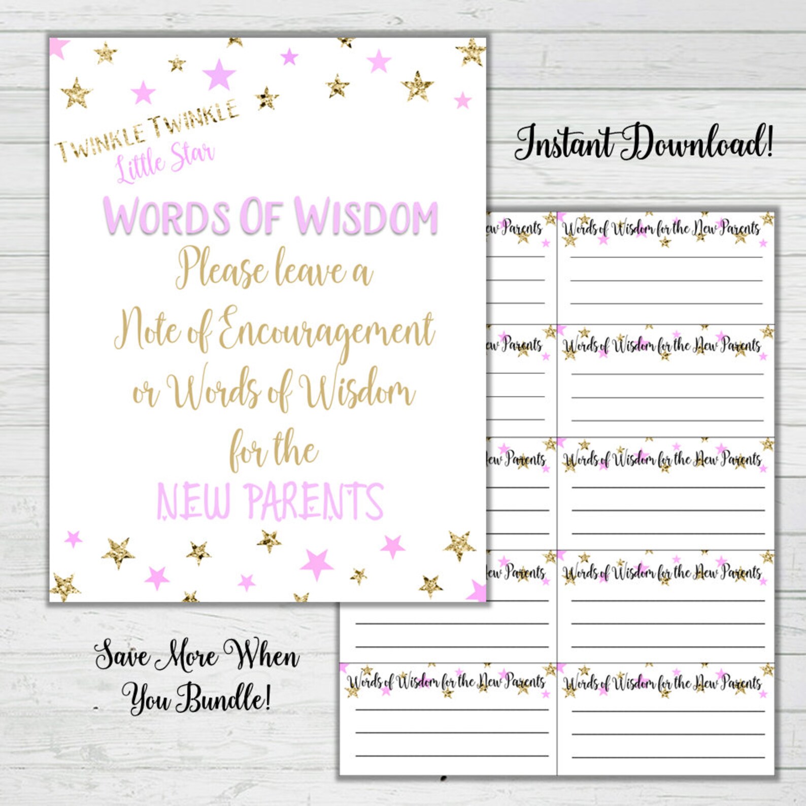 Baby Shower 9 Game Bundle Answer Keys Baby Shower Game Set | Etsy