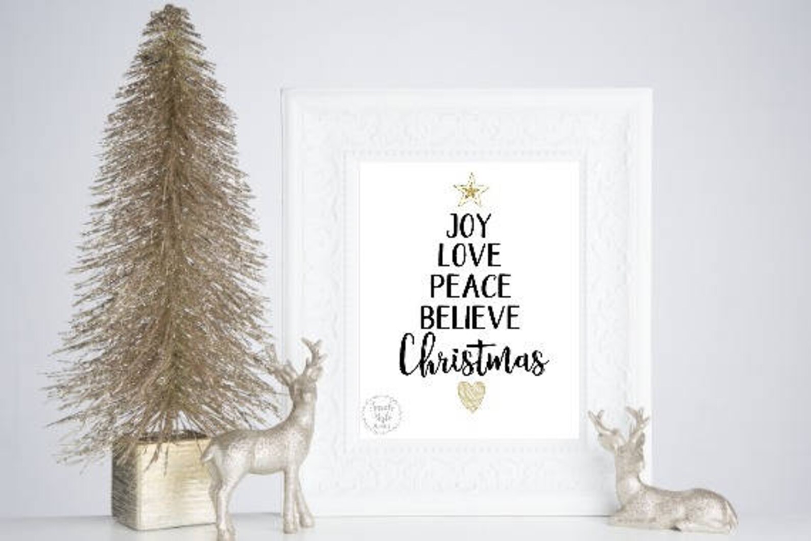 Christmas Printable Wall Art - Christmas Sign Christmas Decor Christmas ...