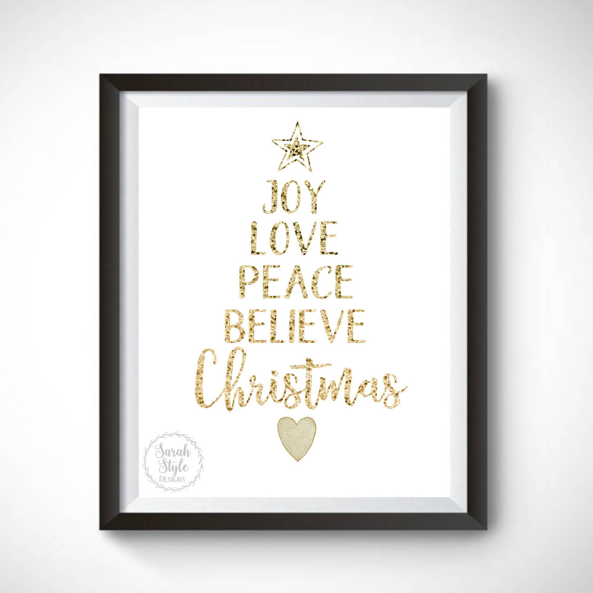 Christmas Printable Wall Art - Christmas Sign Christmas Decor Christmas ...