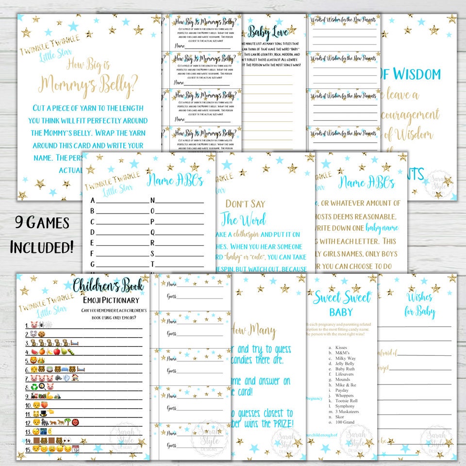 Twinkle Twinkle Little Star Everything Bundle Game Set Pack | Etsy