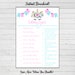 Unicorn Baby Shower Game Set Baby Shower 8 Game Bundle - Etsy