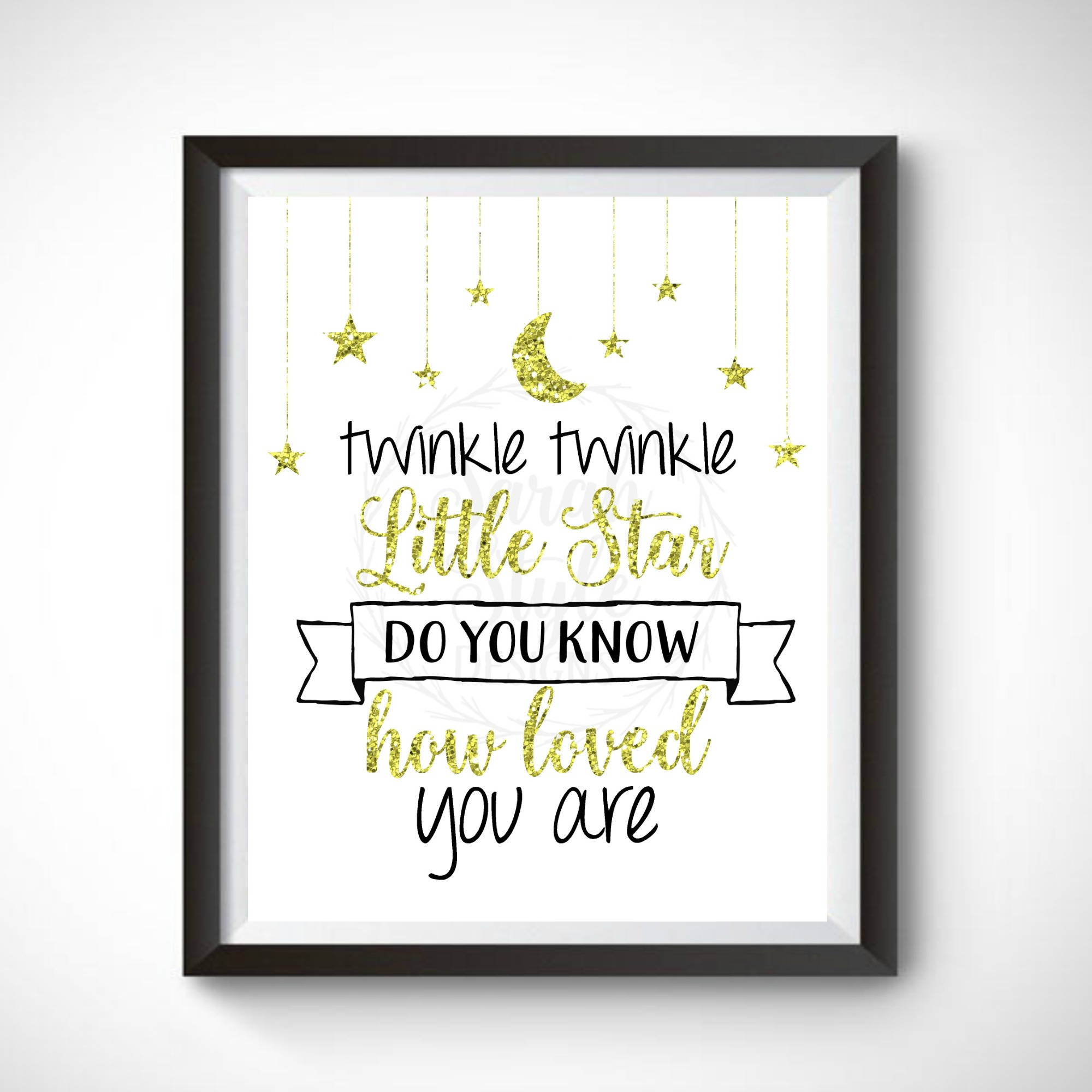 Printable Wall Art Twinkle Twinkle Little Star Nursery Decor - Etsy
