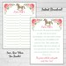 Unicorn Baby Shower Games -baby Name Baby Shower Game - Mint Pink Gold ...