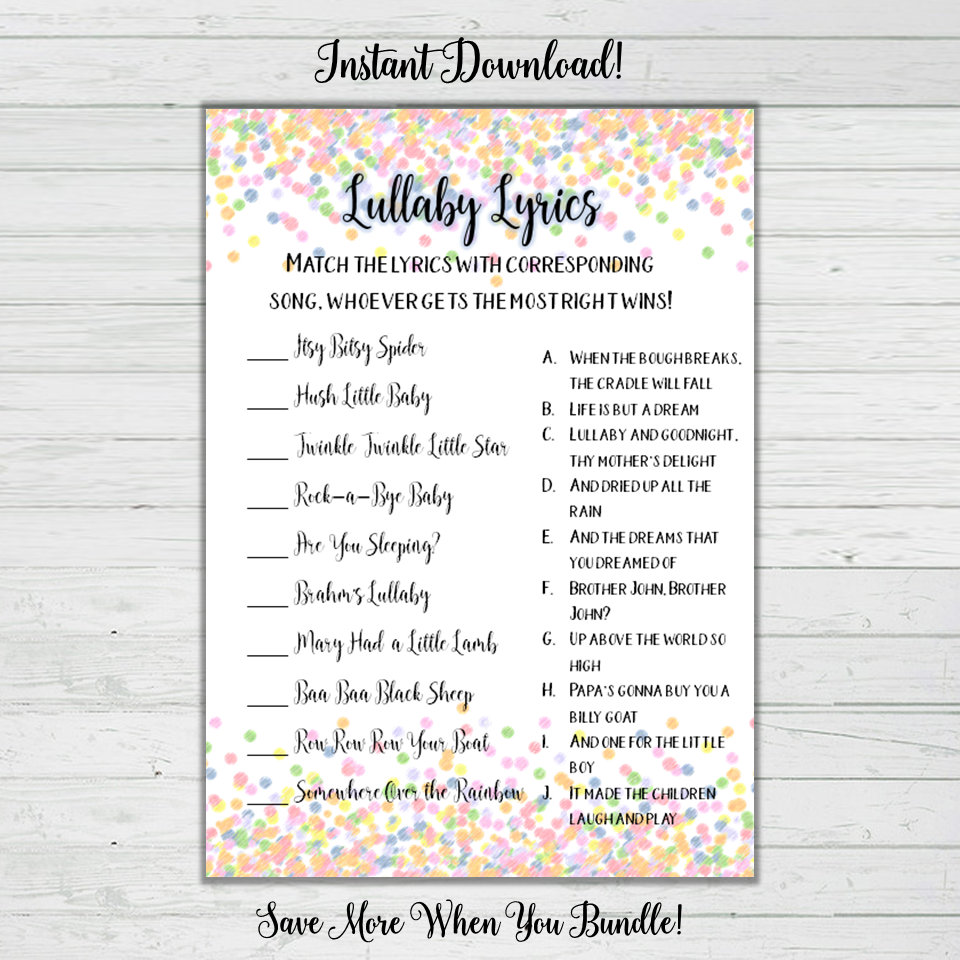 Baby Shower 17 Game Bundle Answer Keys 7 Baby Shower Signs | Etsy