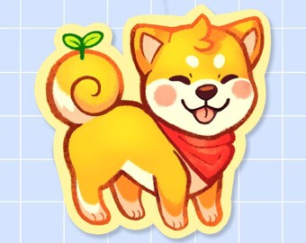 Shiba inu sticker | Etsy