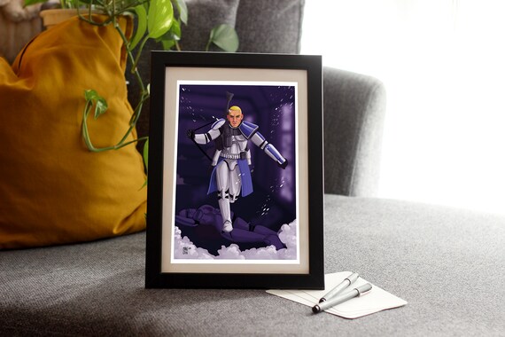 Star Wars Clone Wars Captain Rex CT-7567 Print A4 210 | Etsy