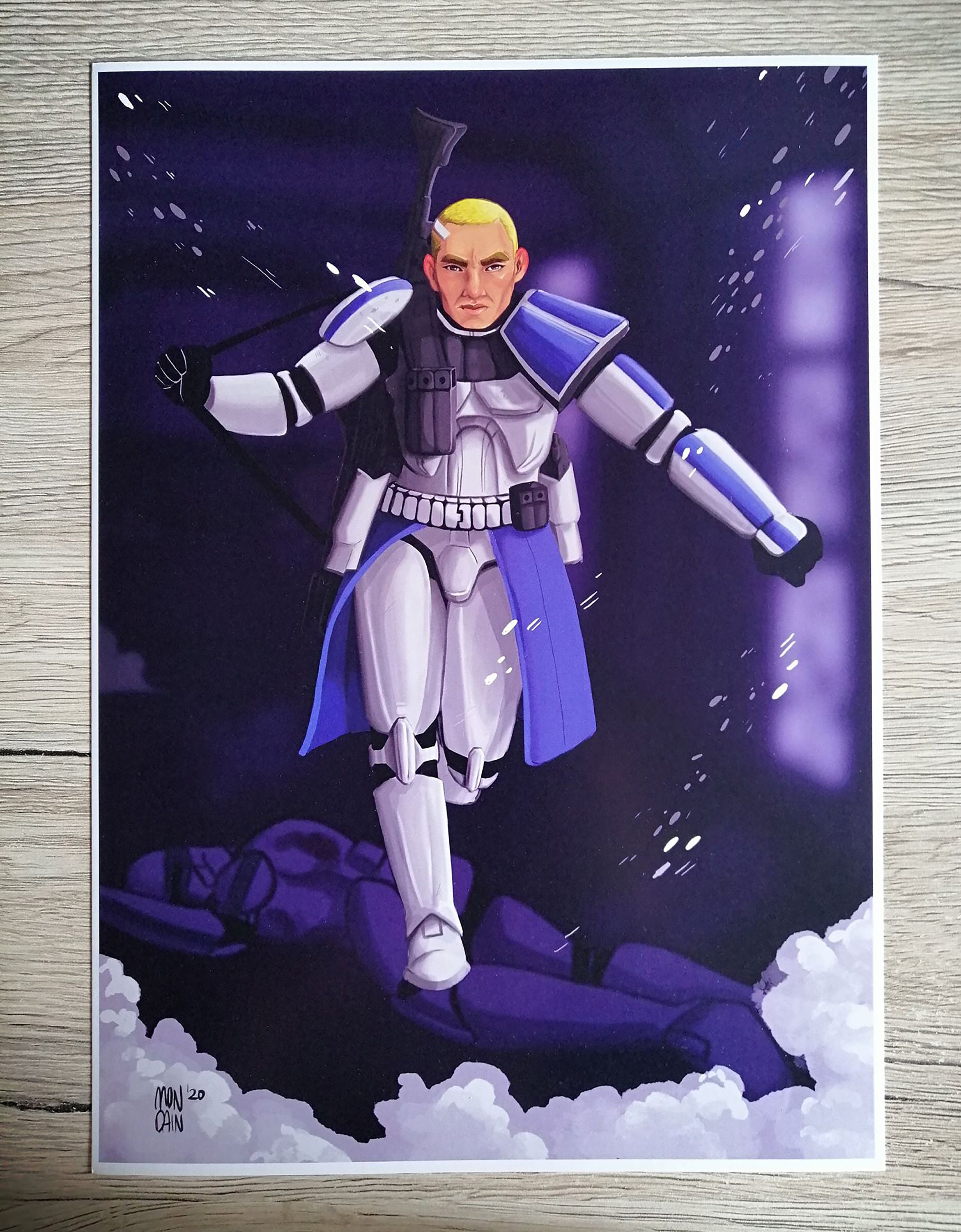 Star Wars Clone Wars Captain Rex CT-7567 Print A4 21,0 X 29,7 Cm - Etsy