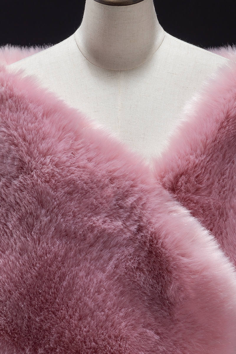 Pink Large Faux Fur Wrap Bridal Fur Stole Fur Cape Wedding - Etsy