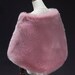 Pink Large Faux Fur Wrap, Bridal Fur Stole, Fur Cape, Wedding Stole Fur ...