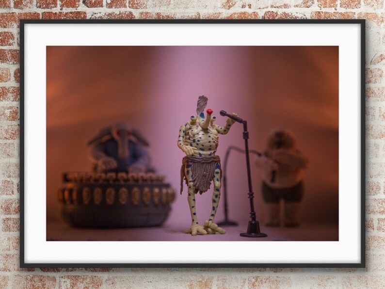 Vintage Max Rebo Band Print/max Rebo Band/star Wars/return of the Jedi ...