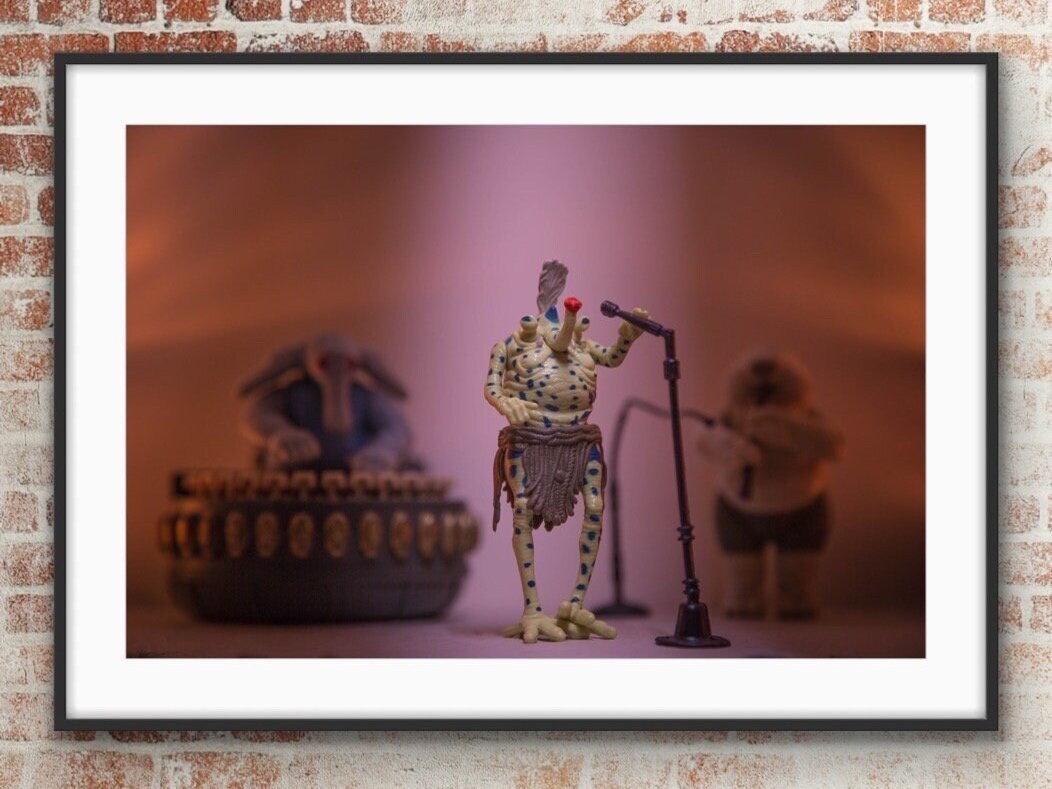 Vintage Max Rebo Band Print/max Rebo Band/star Wars/return of the Jedi ...