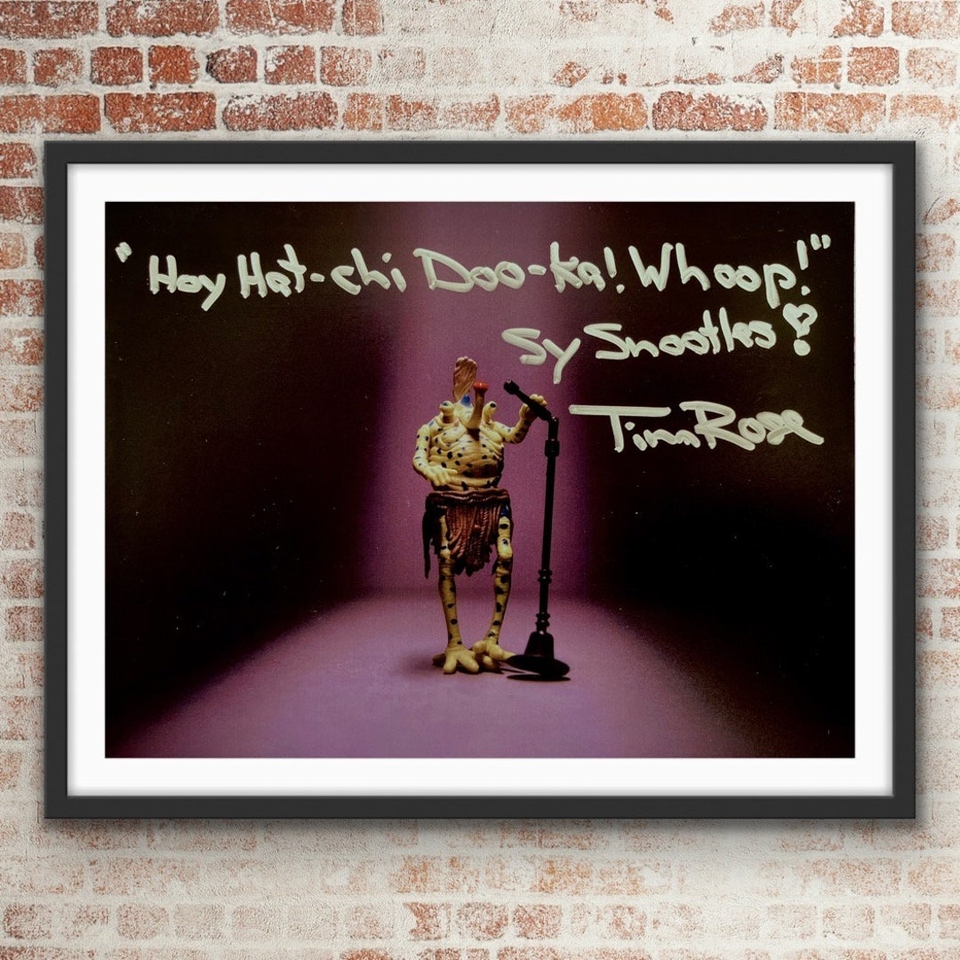 Star Wars Sy Snootles Tim Rose Autograph Art Print - Etsy