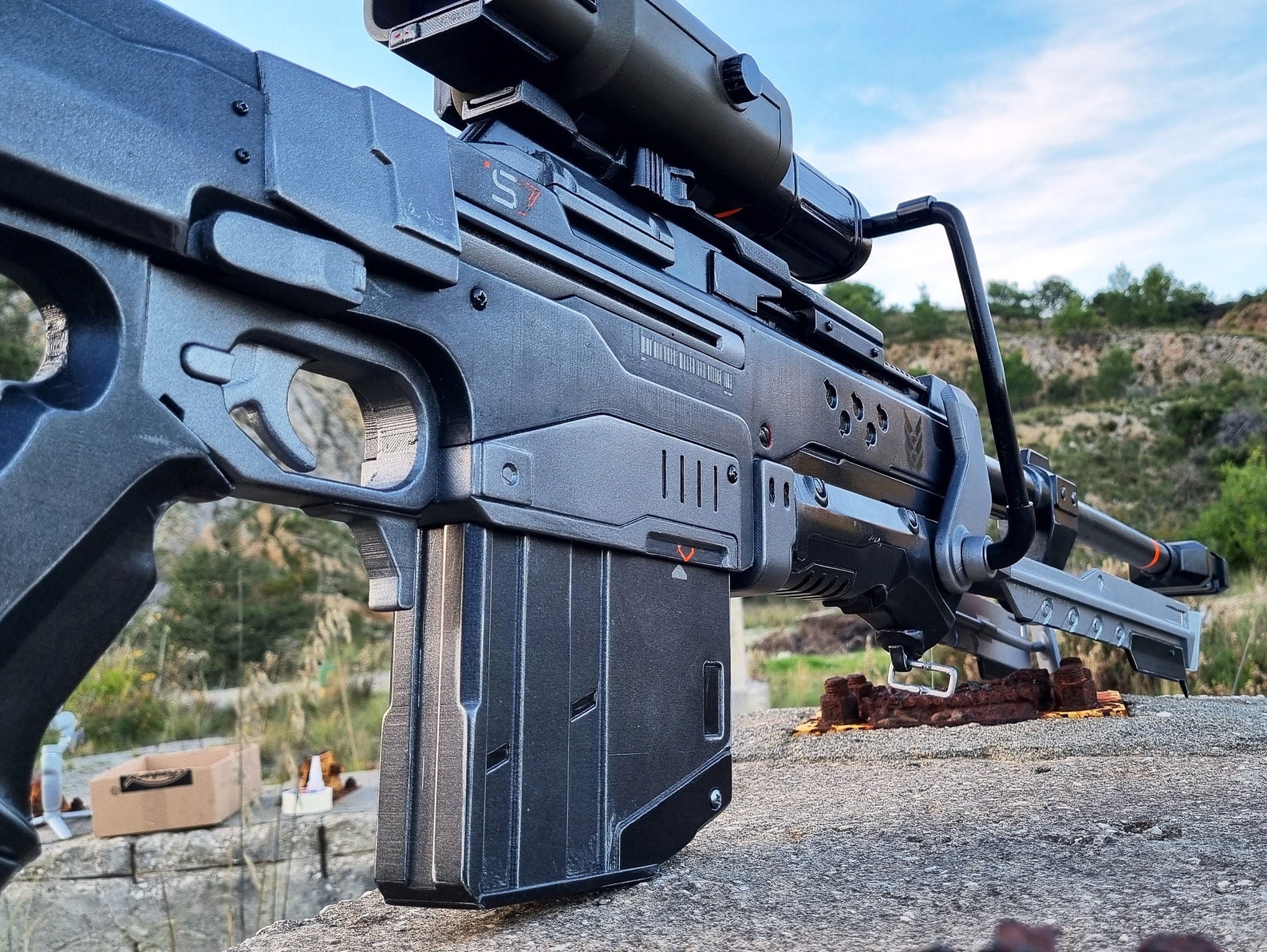 Halo Infinite Props : Sniper Rifle S7 fan-art - Etsy UK