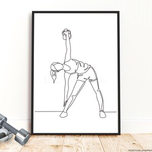 Printable Gym Wall Art Gym Posters Set of 4 Fitness - Etsy