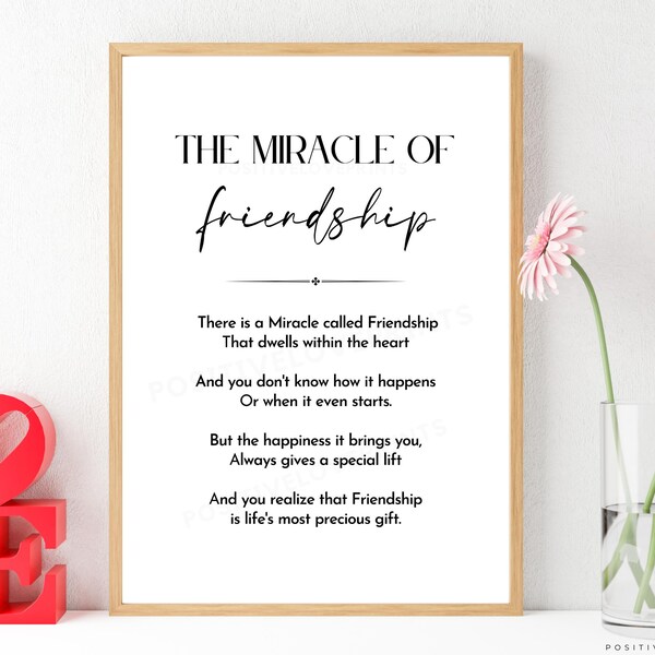 Best Friend Poem - Etsy