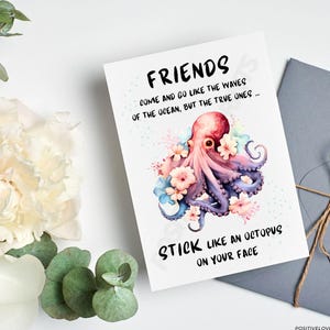 Printable Friends Greeting Card, Printable Best Friend Card, Friends ...