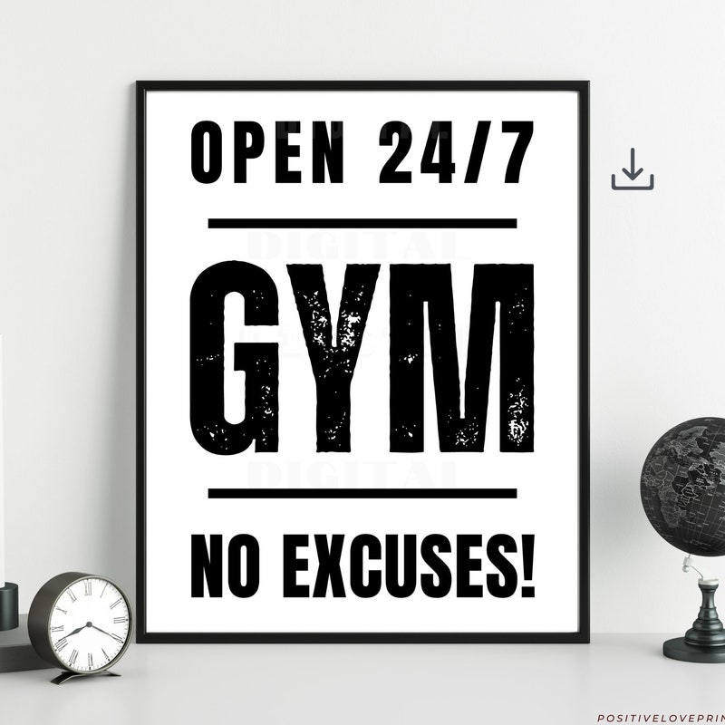Gym Poster - Etsy
