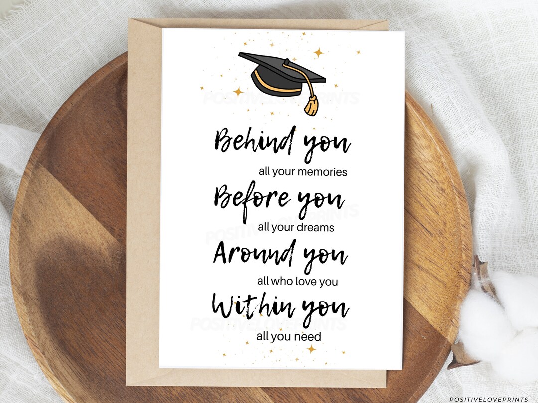 Printable Graduation Card, College High School Graduation Card ...