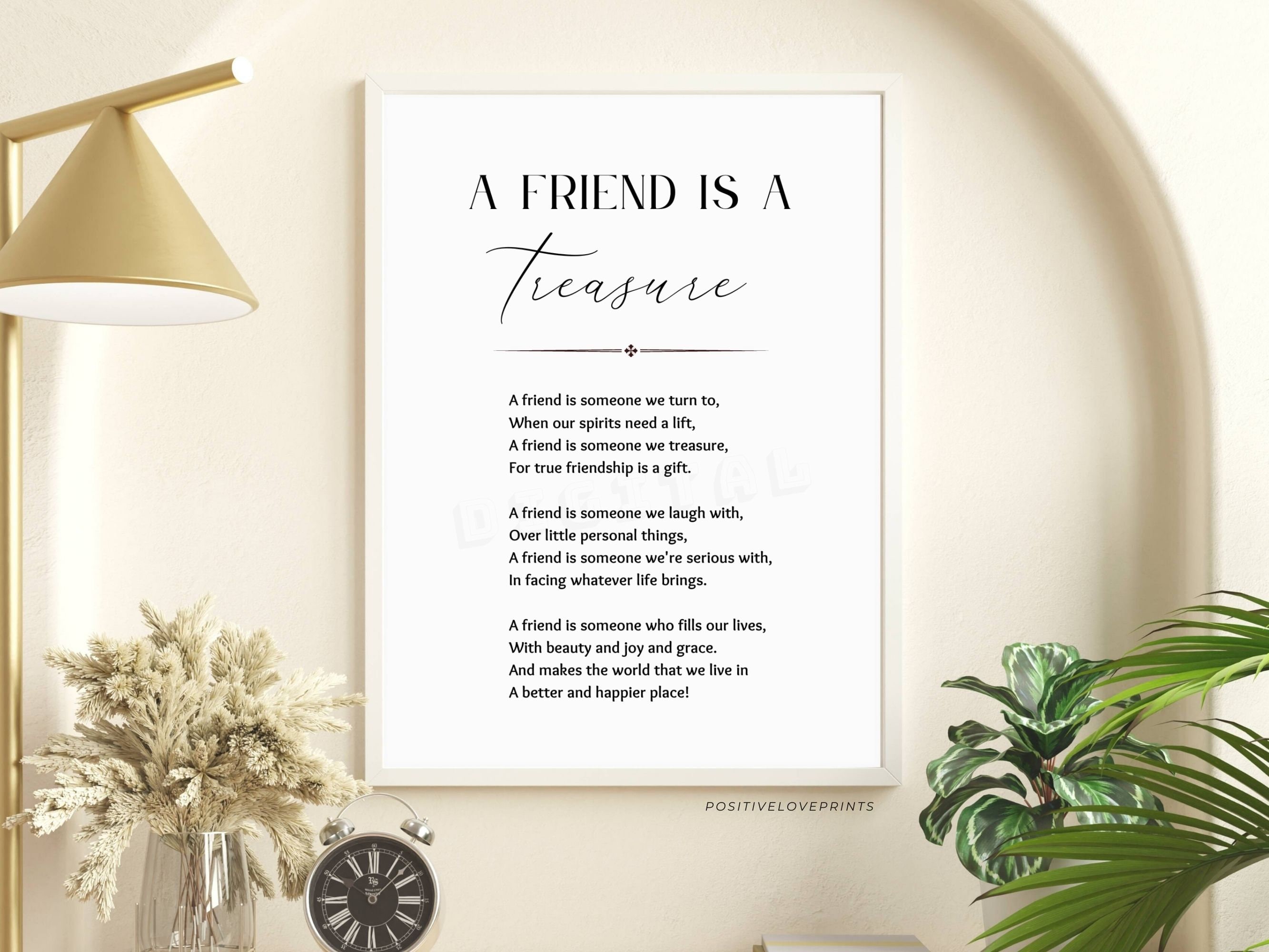 Friendship Poem, Printable Friend Poem, Best Friend Poem, Friend Gift ...