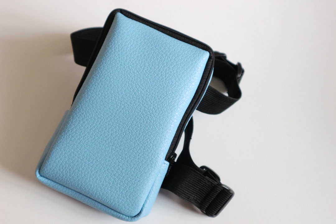 Blue Leg Bag, Running, Walking, Summer, Leg Purse, Bike Ride, Leg ...