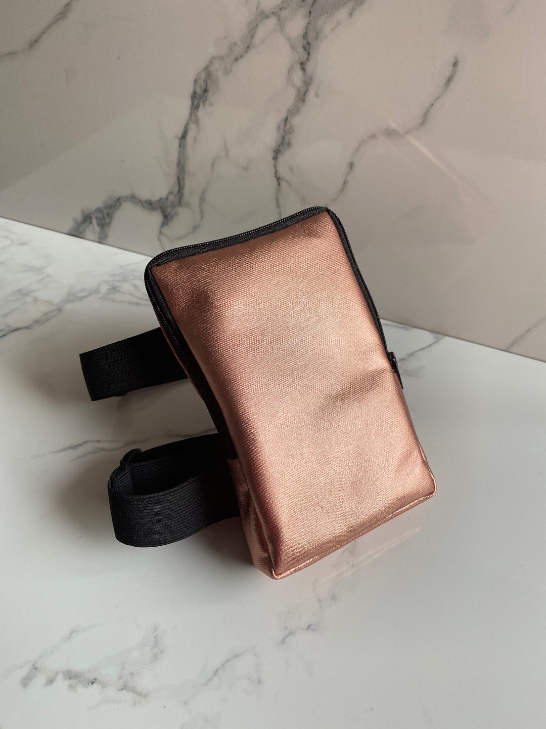 Electric Rose Gold Salmon Leg Bag, Thigh Bag, Running Bag, Leg Purse ...