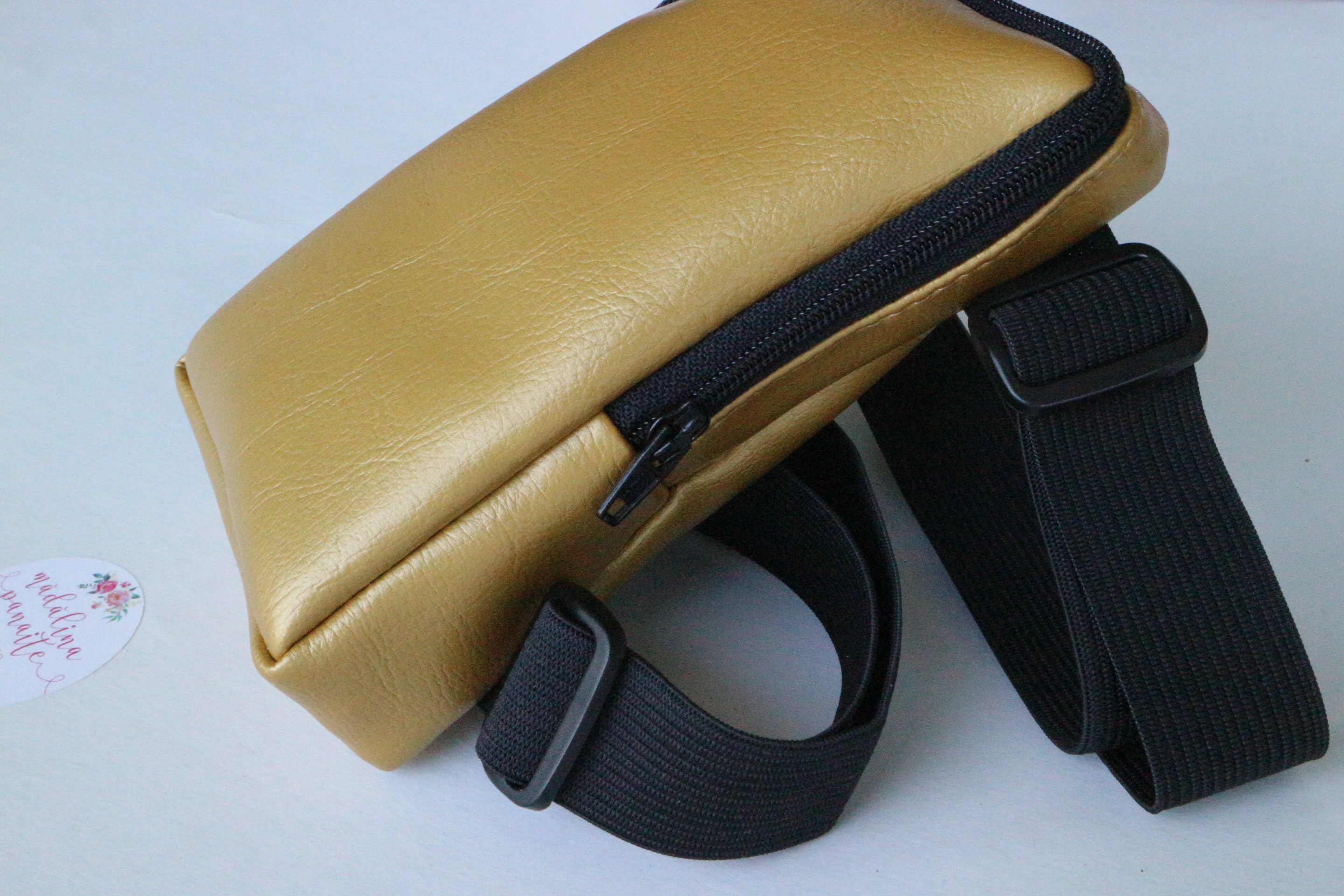 Metallic Gold Leg Bag Thigh Bag Work Out Leg Purse Bike - Etsy