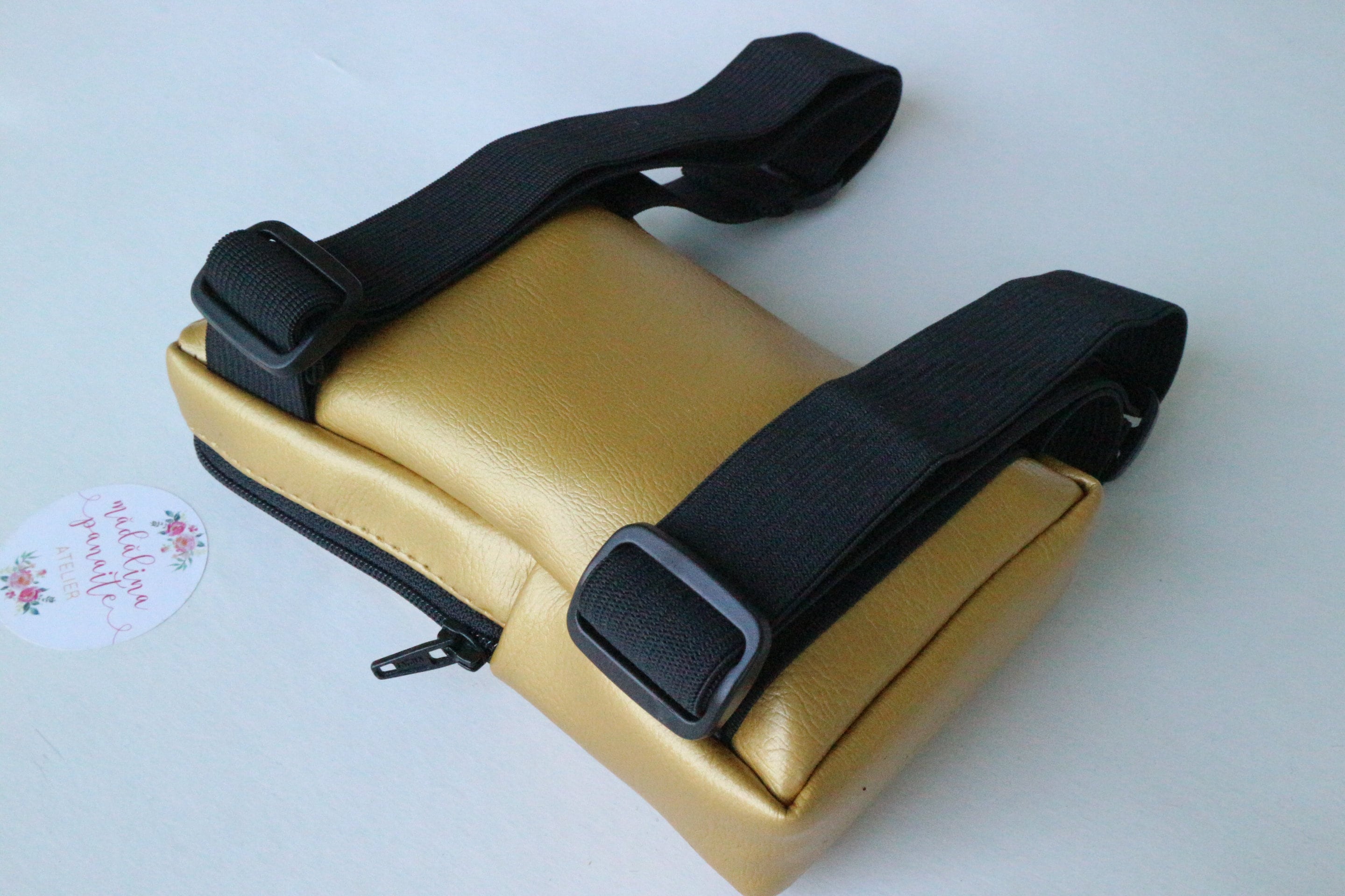 Metallic Gold Leg Bag Thigh Bag Work Out Leg Purse Bike - Etsy