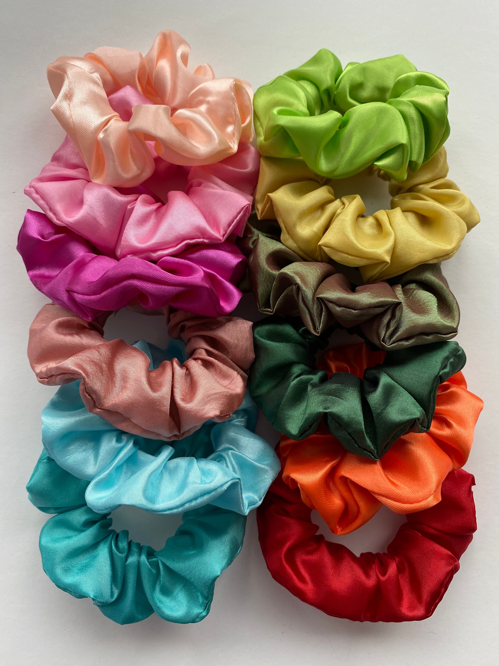 Soft Colorful Scrunchies FREE Shipping Hair Fashion Hair - Etsy