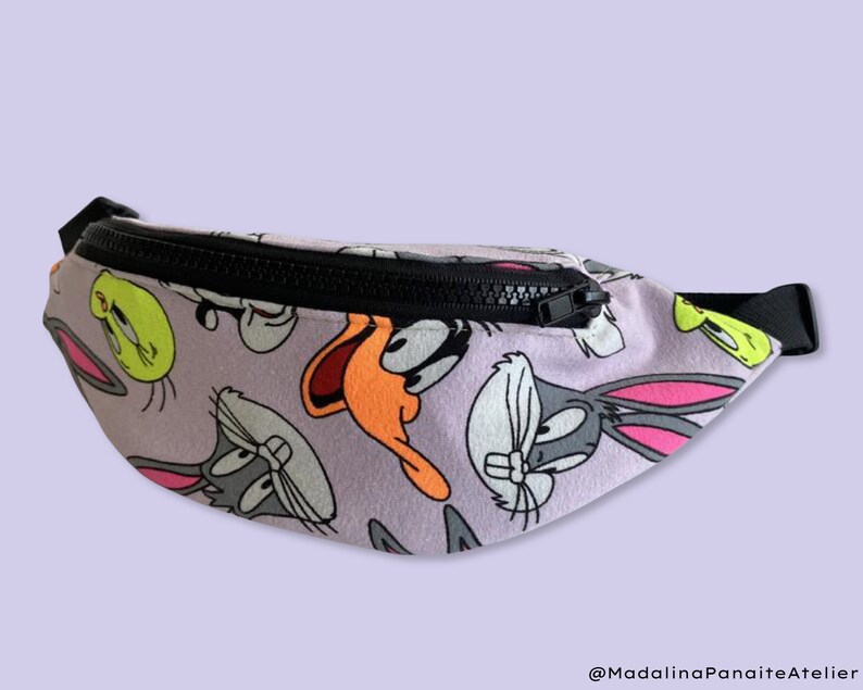 Pink Disneyworld FANNY PACK Birthday Bugs Bunny Daffy Dack - Etsy