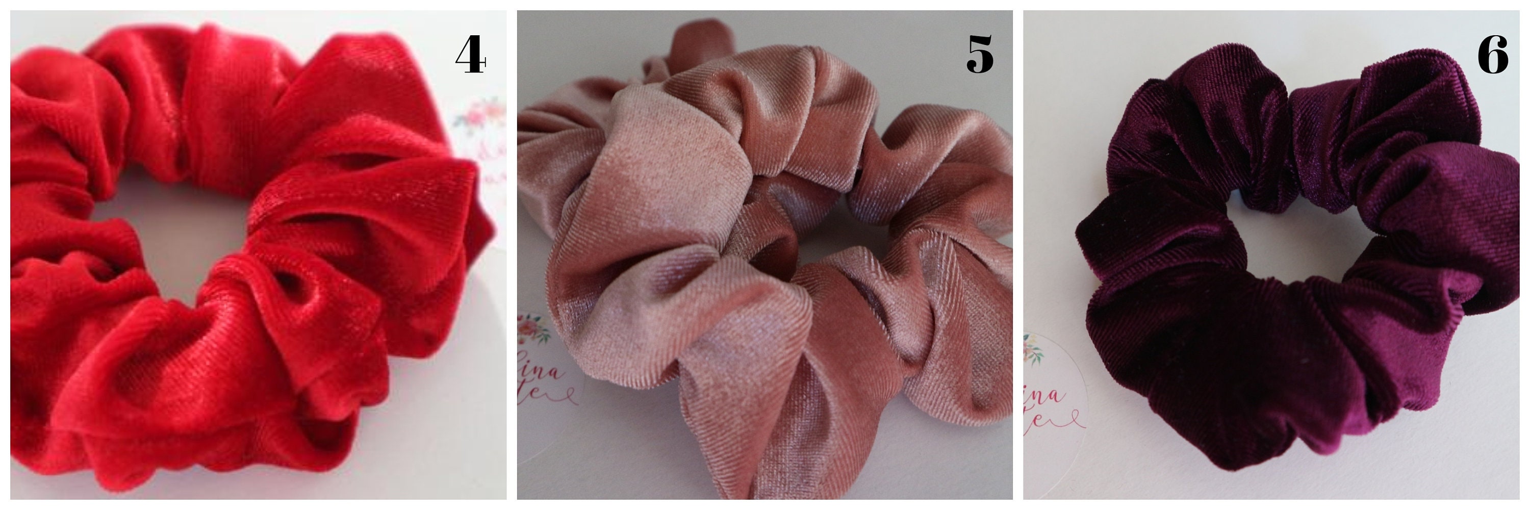 Build Your Own 3-pack Scrunchie Pack Velvet, Quality, Soft, Scrunchies ...