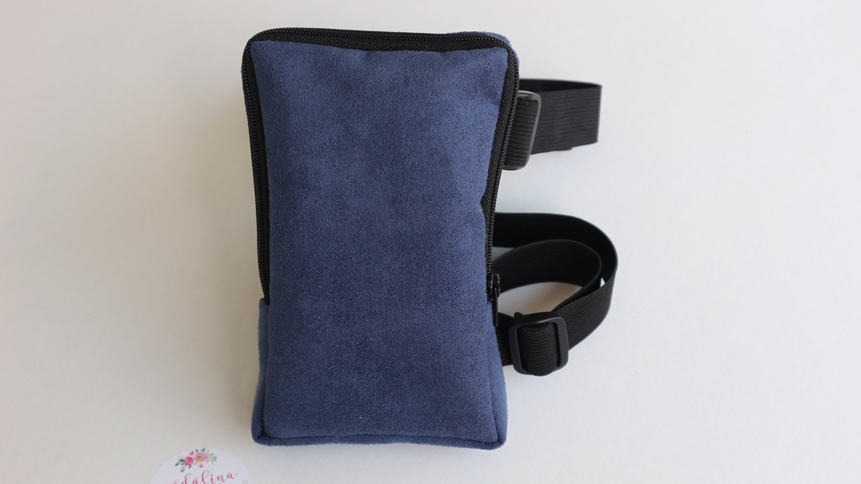 Navy Blue Leg Bag, FREE Shipping, GYM Running, Work Out, Leg Purse Bike ...