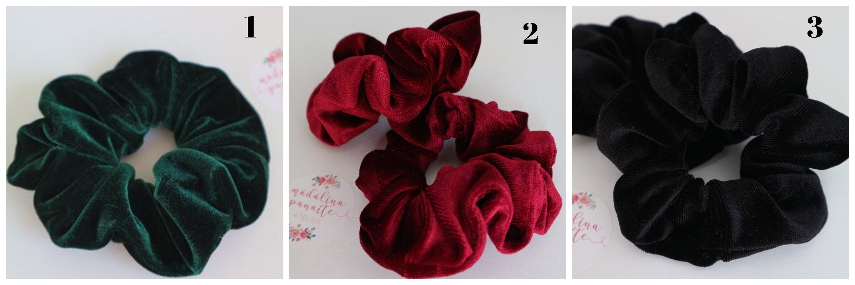 Build Your Own 3-pack Scrunchie Pack Velvet, Quality, Soft, Scrunchies ...