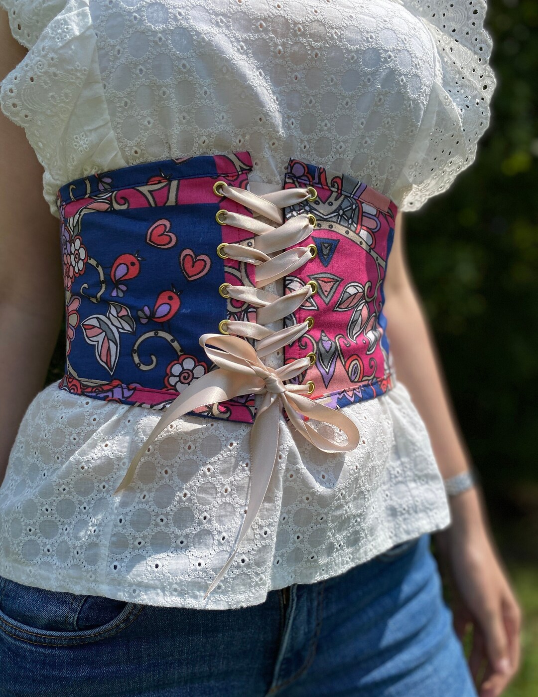 Feminine Underbust Belt, Corset Belt for Woman, Fairy Corset, Waist ...