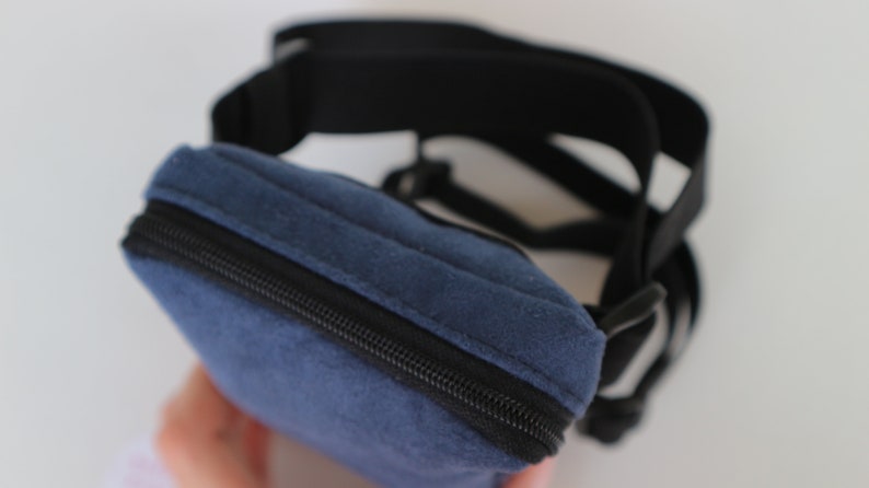 Navy Blue Leg Bag, FREE Shipping, GYM Running, Work Out, Leg Purse Bike ...