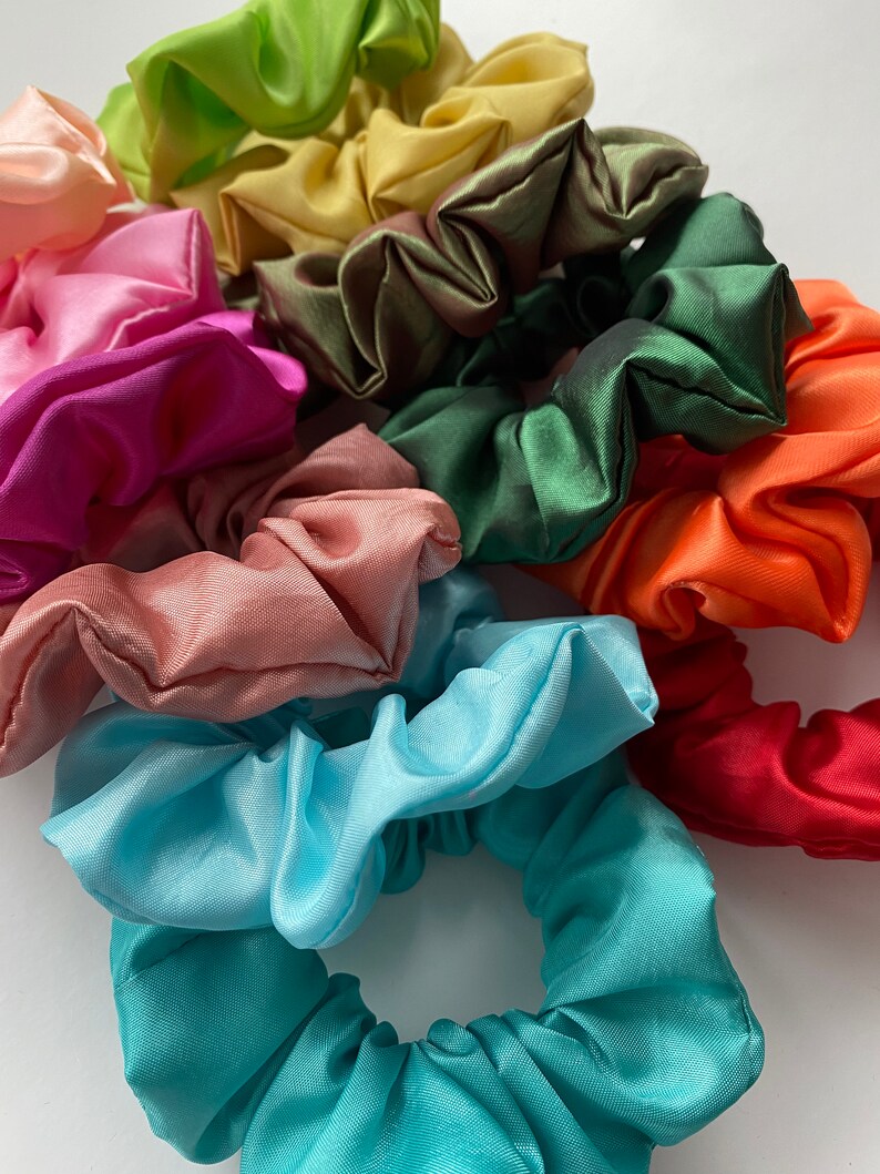 Soft Colorful Scrunchies FREE Shipping Hair Fashion Hair - Etsy