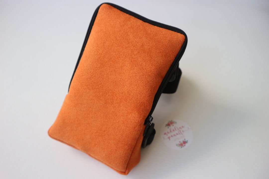Orange Suede Leg Bag, Livraison GRATUITE, Entraînement, GYM Running Leg ...