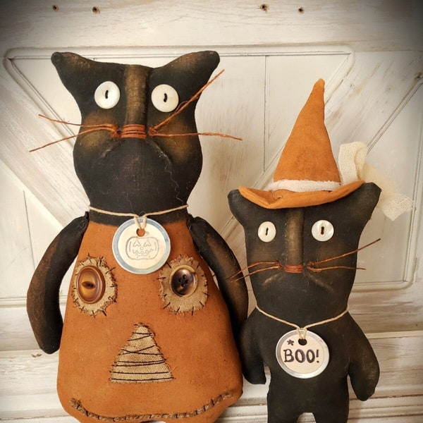 Black Cat Doll - Etsy