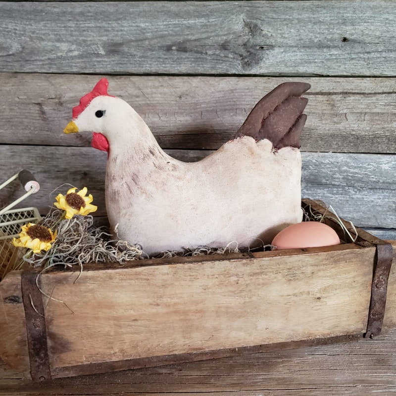 Primitive Chickens - Etsy