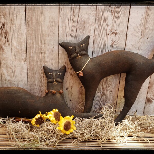 Primitive Cat - Etsy