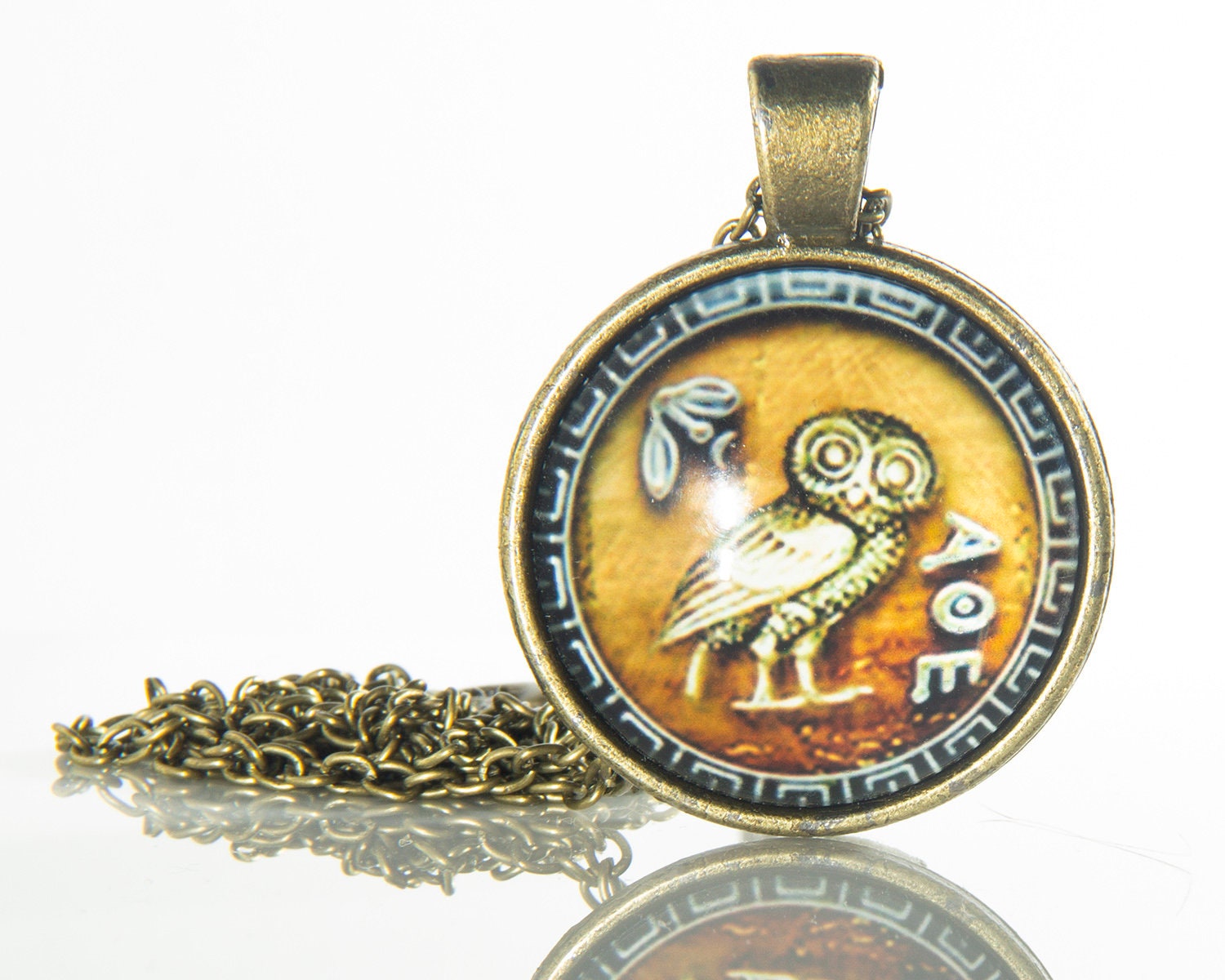 Wisdom Pendant Wisdom Owl Symbol of Wisdom Athena Owl Athena Pendant ...