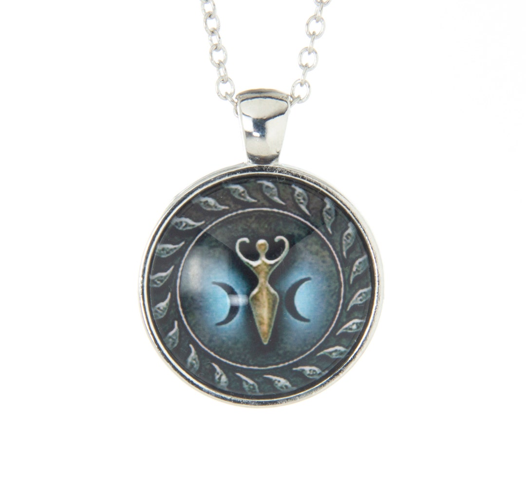 Goddess Goddess Symbol Goddess Pendant Goddess Necklace Pagan Symbol ...