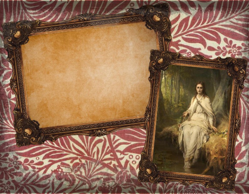 Art Nouveau Pre Raphaelite Arts and Crafts William Morris Digital Junk ...