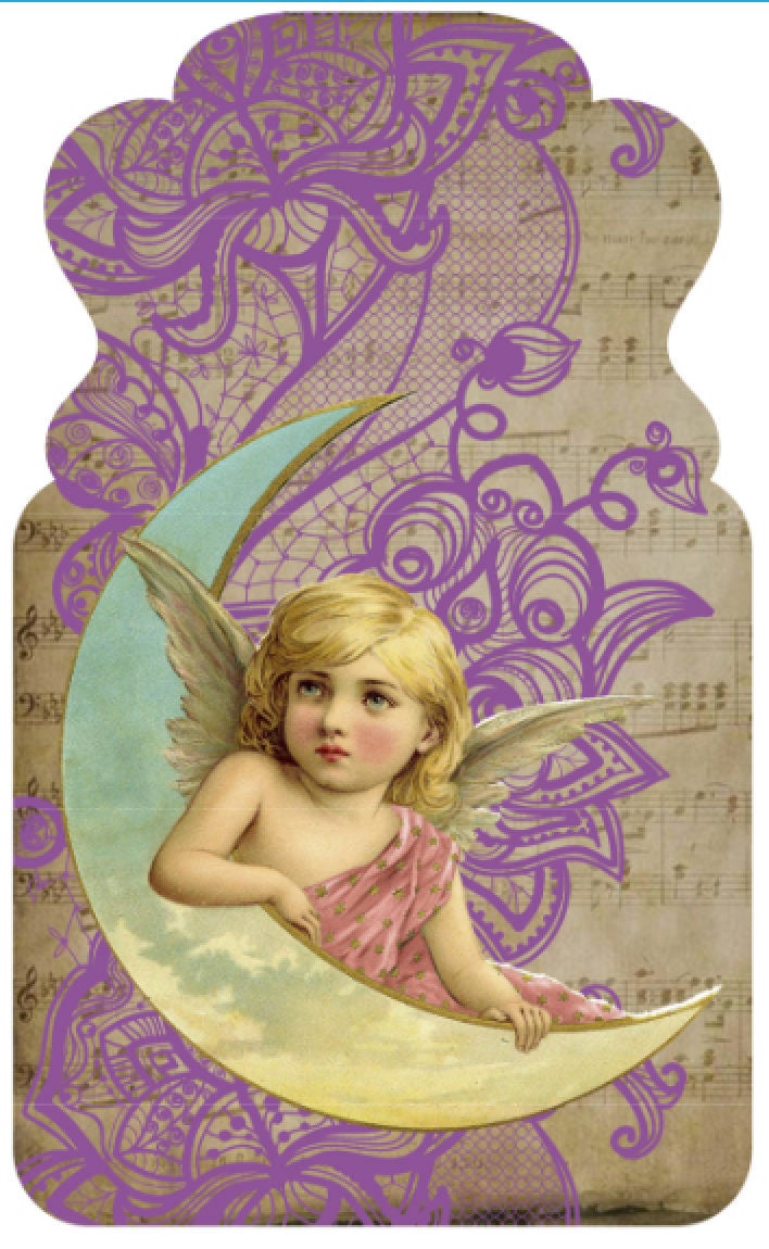 Printable Tags Vintage Cherub - Etsy
