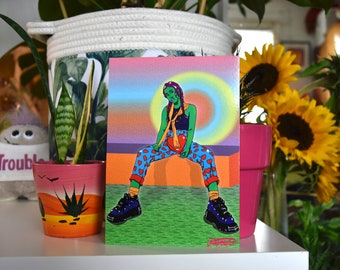 PRINT .. Vyvyan .. the Young Ones. .fan-art A4. Ade Edmondson - Etsy