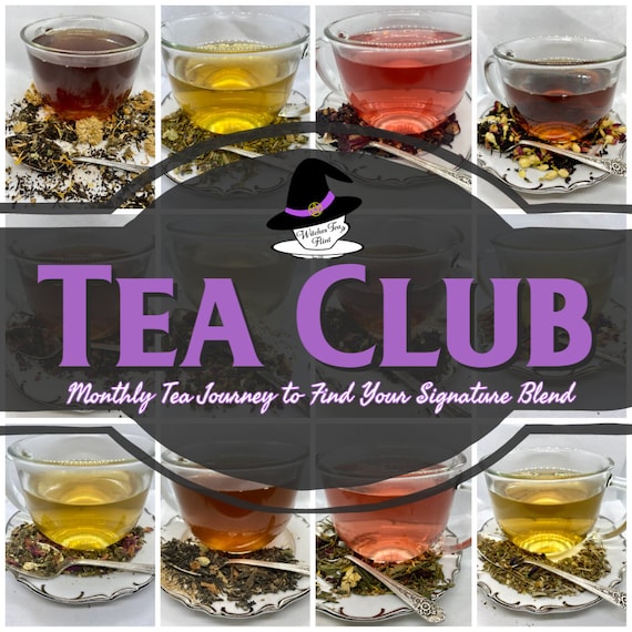 Month-long Witchy Teas Club 31 Days of Tea Monthly Tea | Etsy