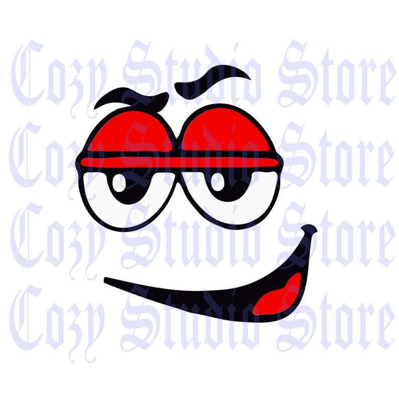 M&M Faces SVG Letter M SVG EPS Dxf Png Jpg Silhouette | Etsy