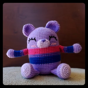 CROCHET PATTERN: Lgbtqtie Bears, DIY, Amigurumi, Pride Bear, Stuffed ...