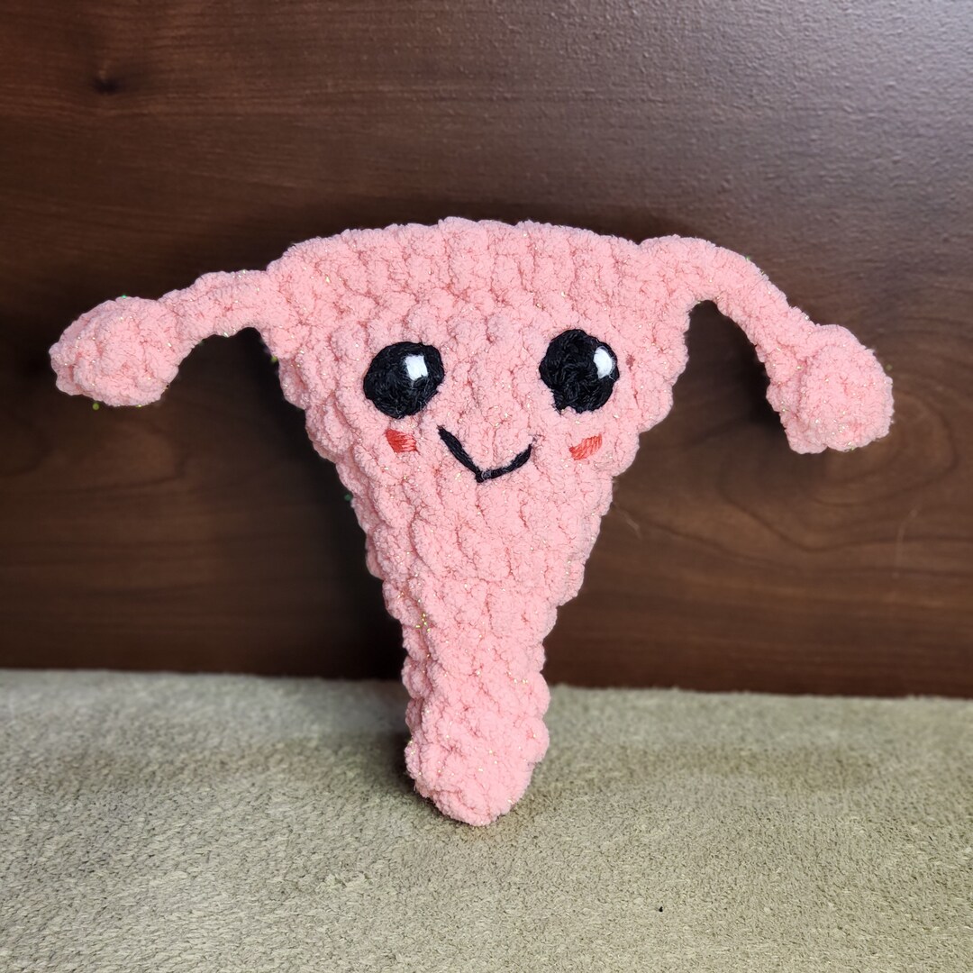 Happy Uterus Plush Sparkly Cute Squishy - Etsy