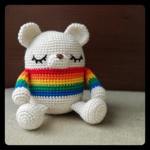 CROCHET PATTERN: Lgbtqtie Bears, DIY, Amigurumi, Pride Bear, Stuffed ...