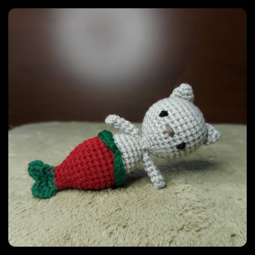 Little Purrmaid, Catfish, Cat Mermaid, Pocket Sized Toys - Etsy